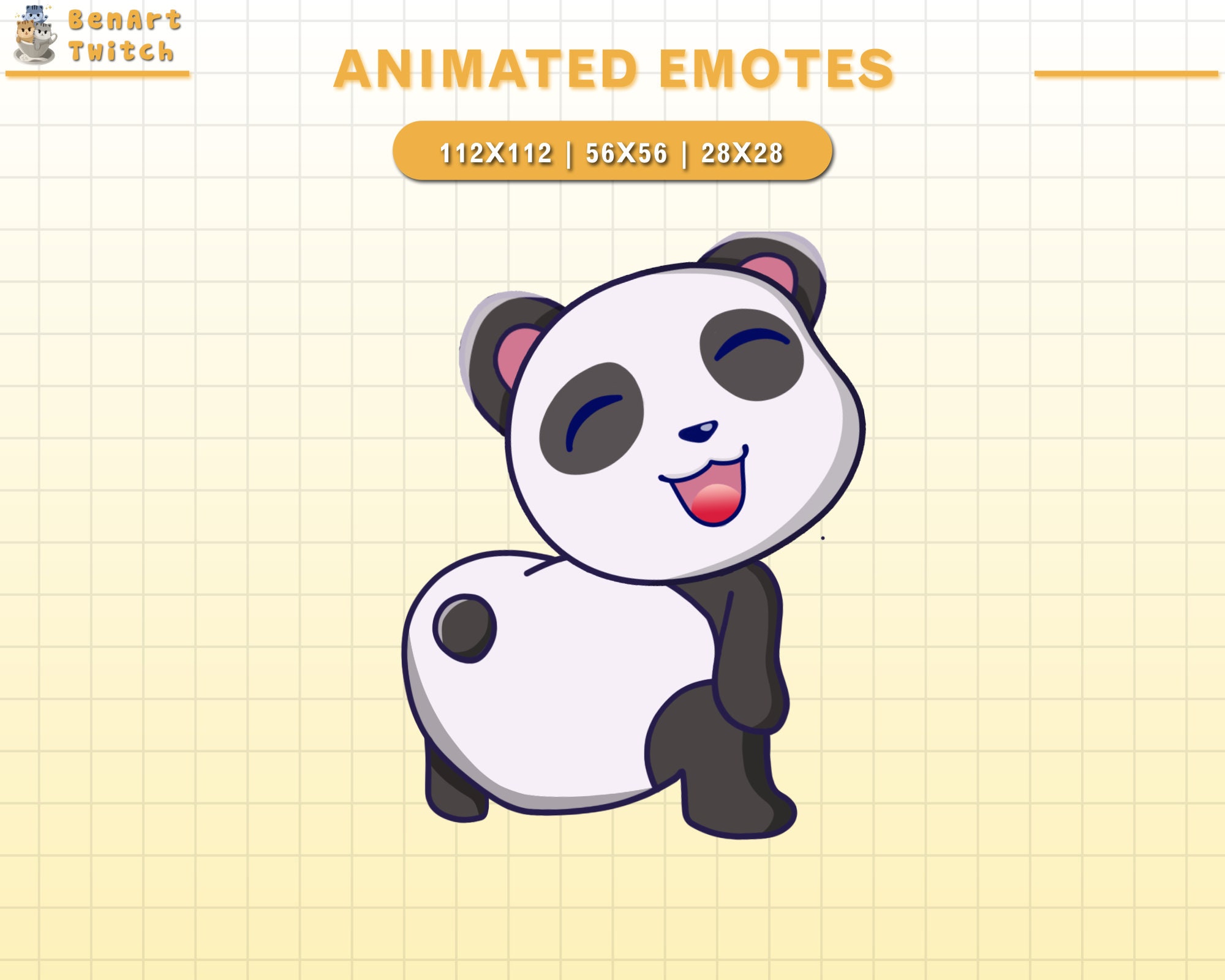 Animated Twitch Emote Panda Dancing, Cute Panda Twitch Emotes, Cute ...