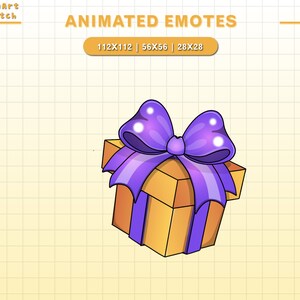 Animated Twitch Emote Christmas Gift Box, Cute Christmas Twitch Emotes ...