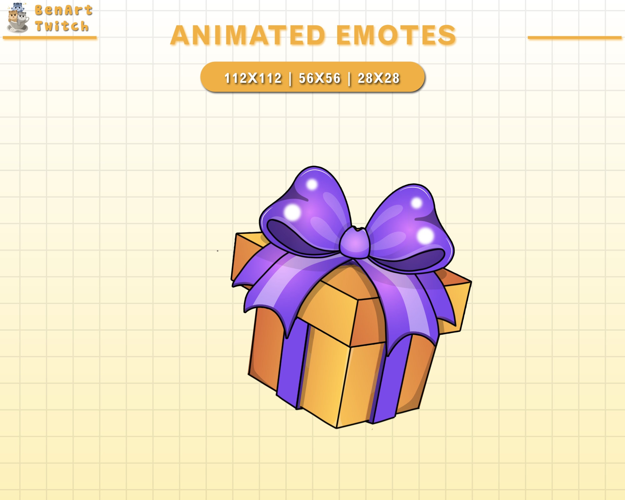 Animated Twitch Emote Christmas Gift Box, Cute Christmas Twitch Emotes ...