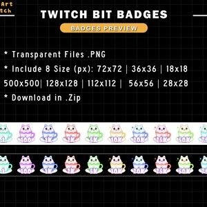 30x Cat Cups Twitch Bit Badges, Cute Cat Twitch Sub Badges for ...