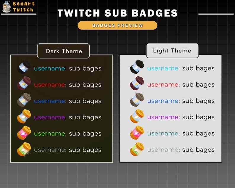 Battery Power Twitch Sub Badges, Energy Twitch Badges, Complete Twitch ...