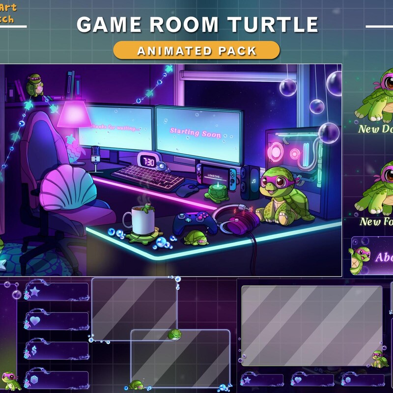 Ocean Gaming Overlay - Etsy