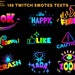 100x Twitch Text Emotes Pack, Discord Text Emotes, Cute Ready to Use ...