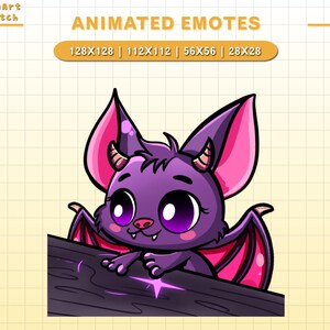 Animated Twitch Emote Bat Bongo, Halloween Twitch Emotes, Cute Emotes ...