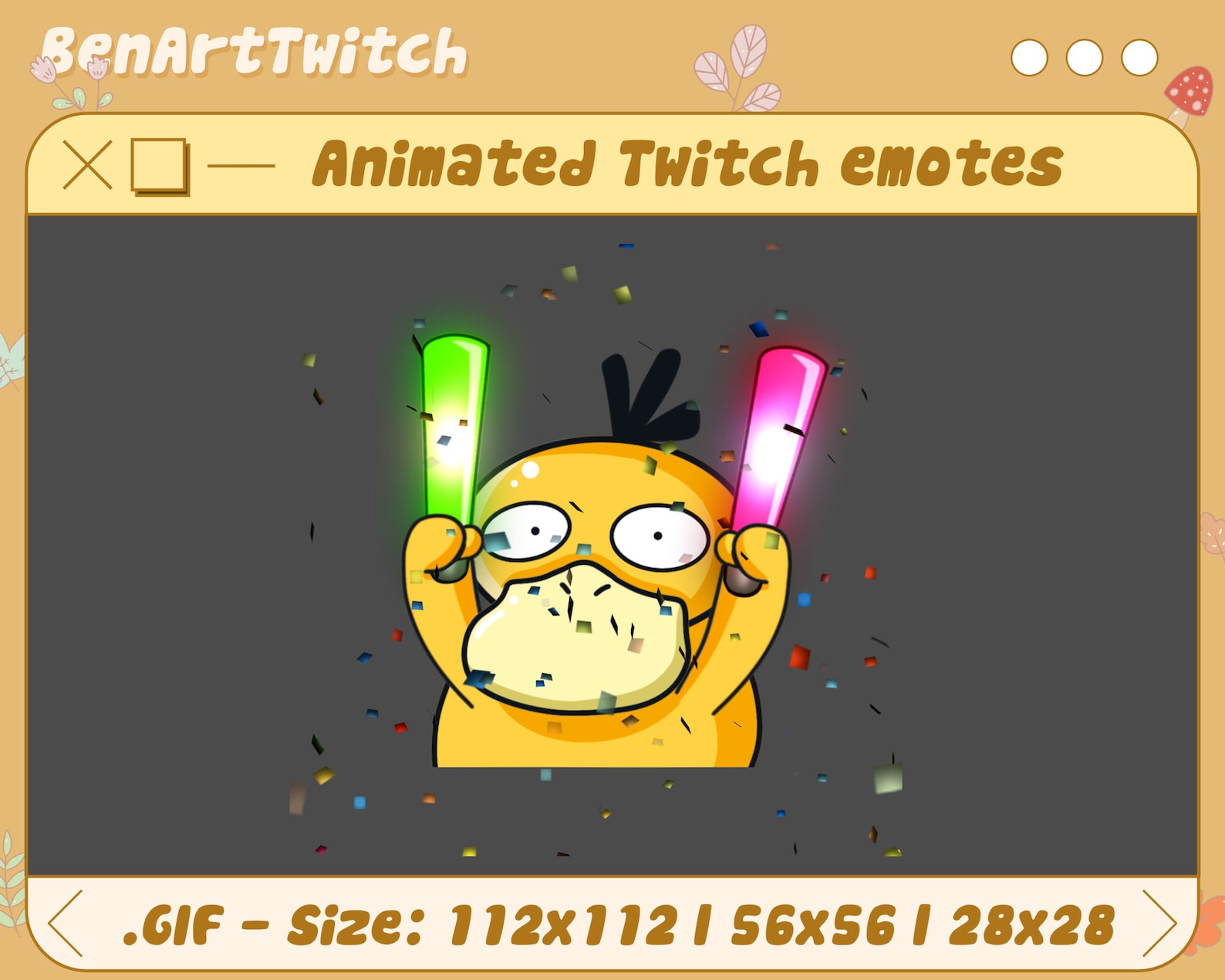 Animated Twitch Emote Cute Duck, Cute Pokemon Twitch Emotes, Cute ...