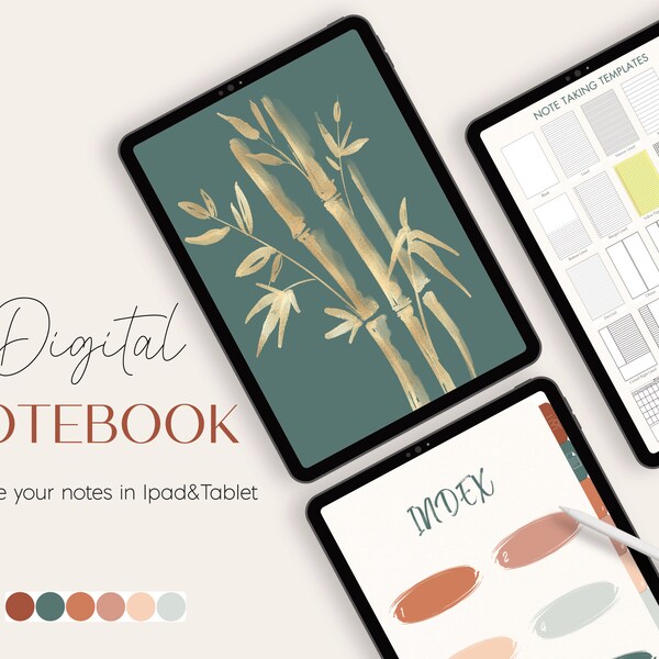Onenote Cover Template - Etsy