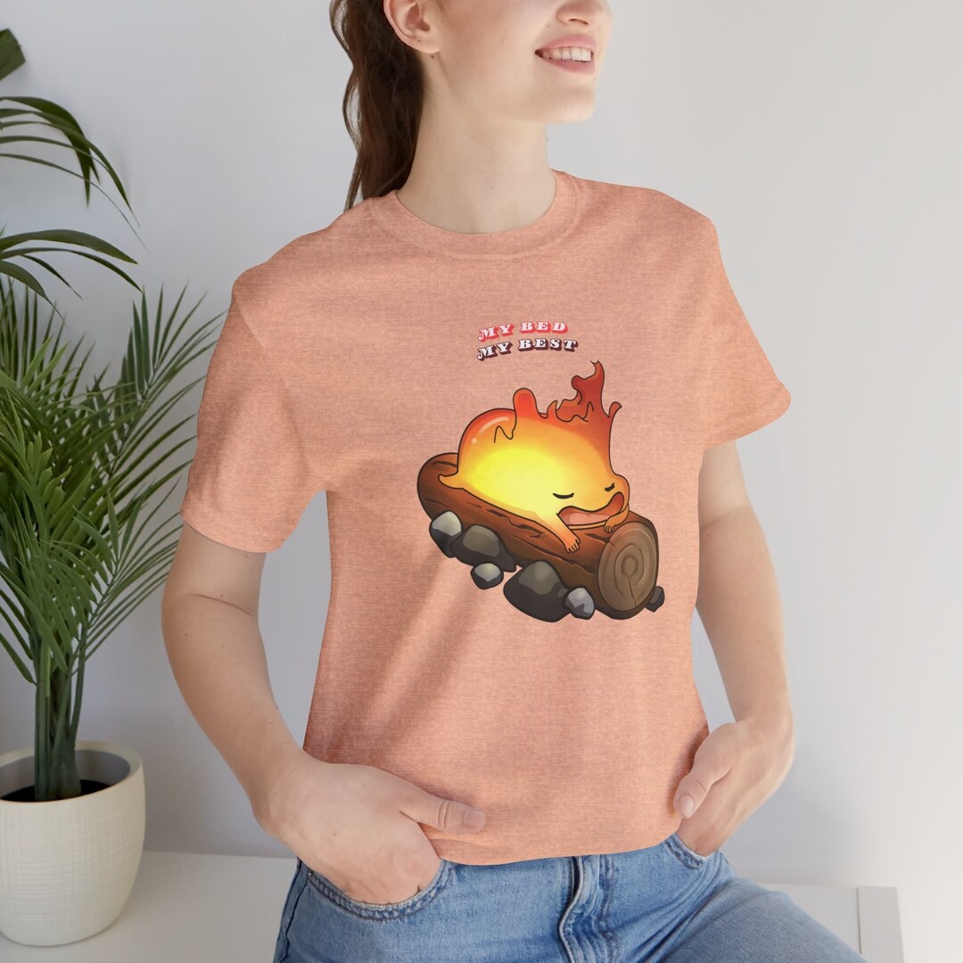 Calcifer Howls Moving Castle Unisex Shirt Calcifer Unisex T-shirt ...