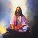 Prayer Art of Jesus Poster All Sizes, Jesus Meditation Art Print ...