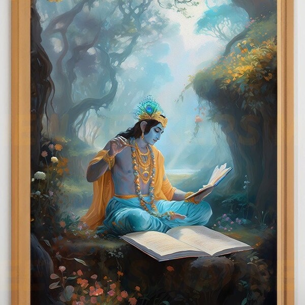 Bhagavad Gita Poster - Etsy