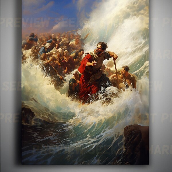 Moses Red Sea - Etsy