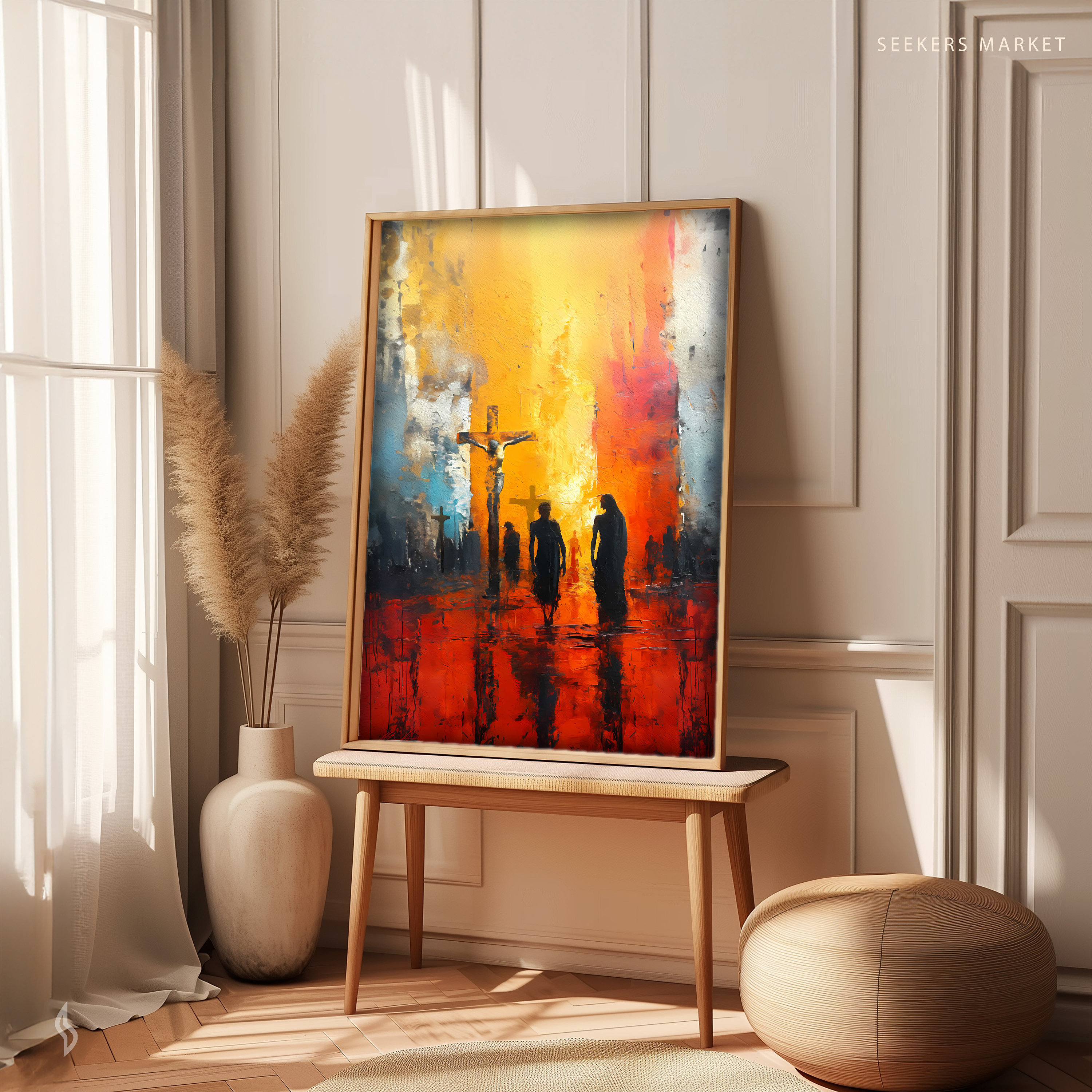 Good Friday Stations of the Cross Art 12 Jesus Dies on the Cross ...