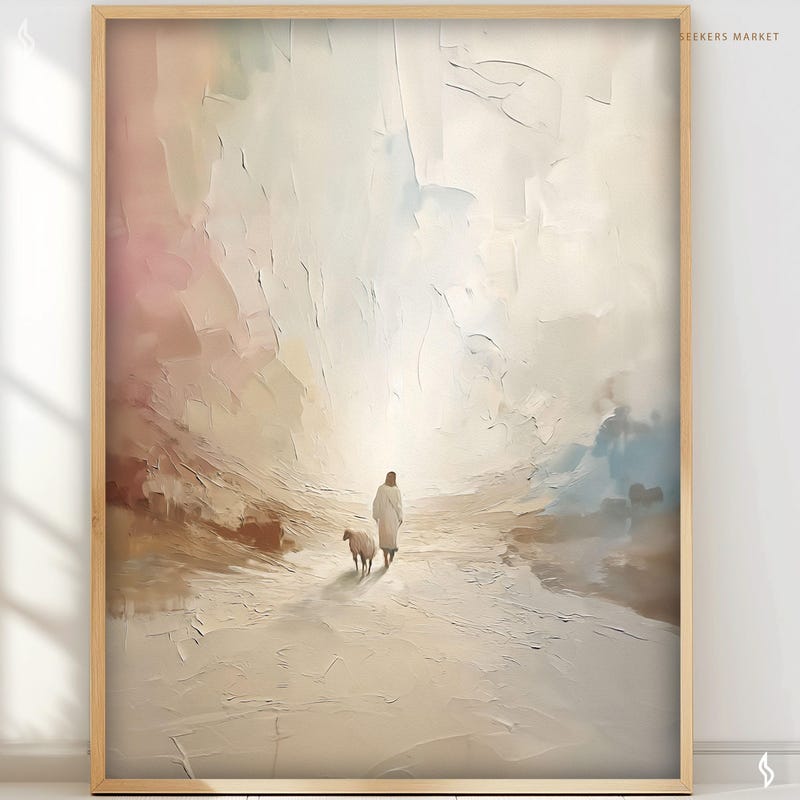 Jesus Painting Pastel - Etsy