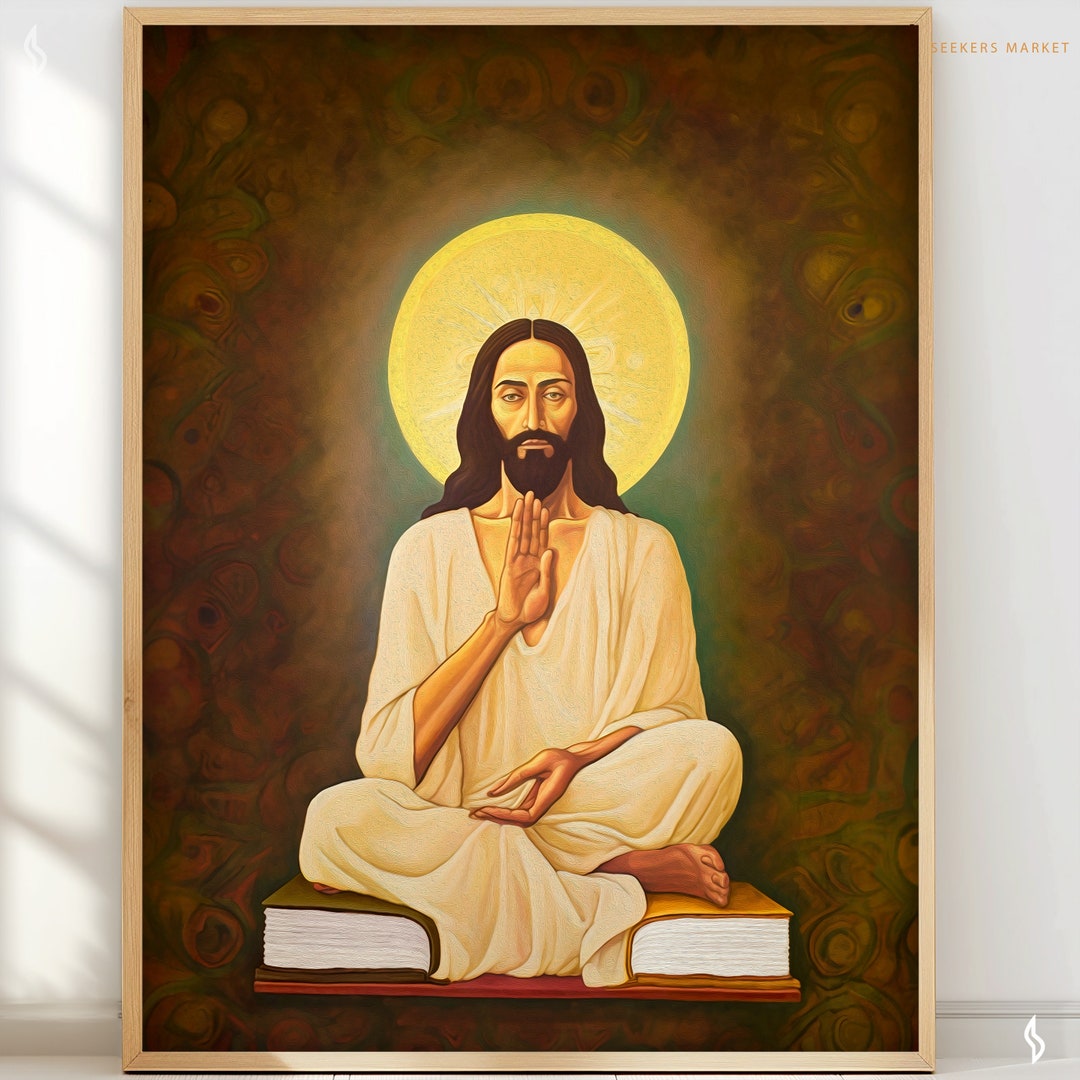 Gift Jesus Christ as a Yogi Christ Philosopher Orthodox Art Torah Bible ...