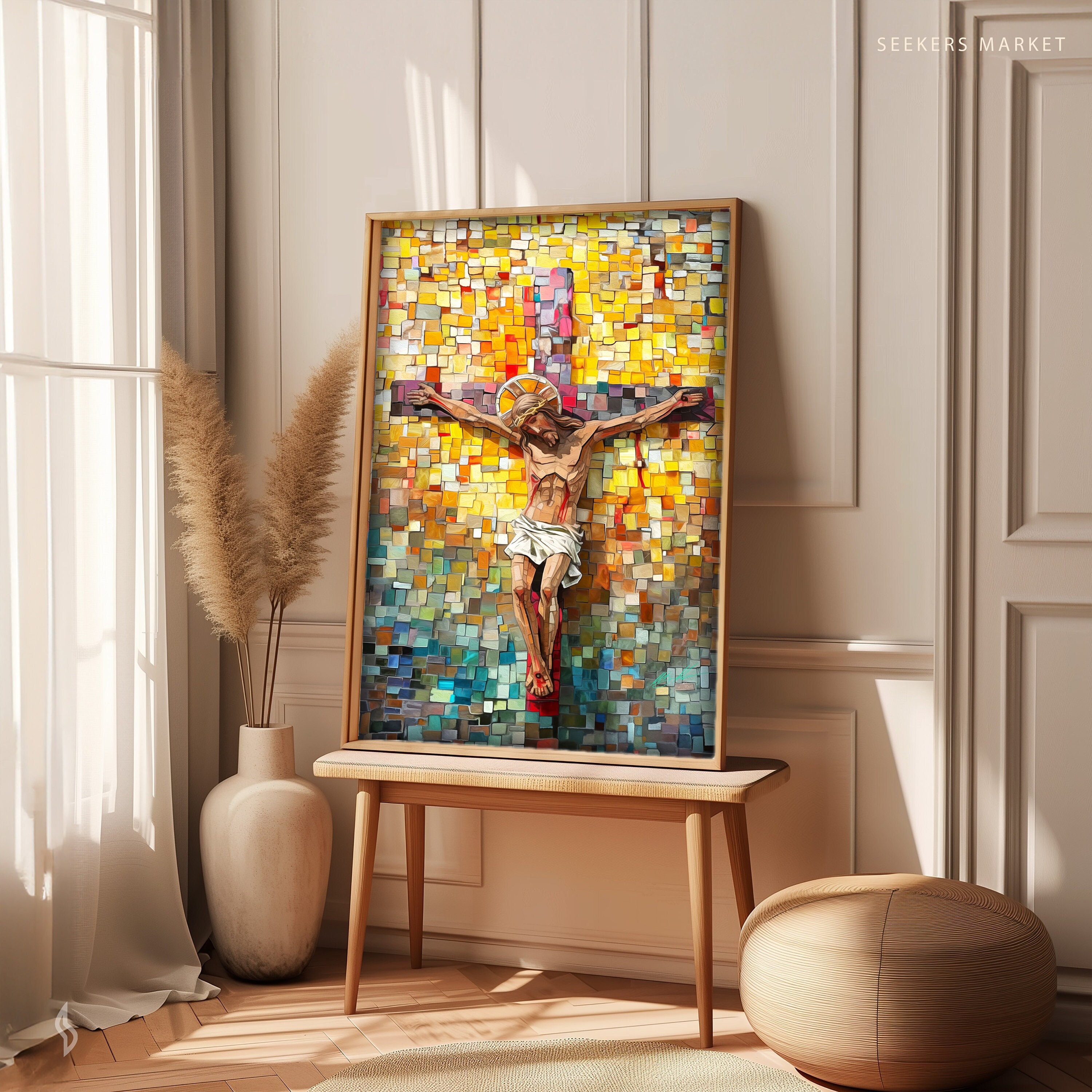 Stations of the Cross 12 Jesus Dies on Cross Christian Art Catholic ...