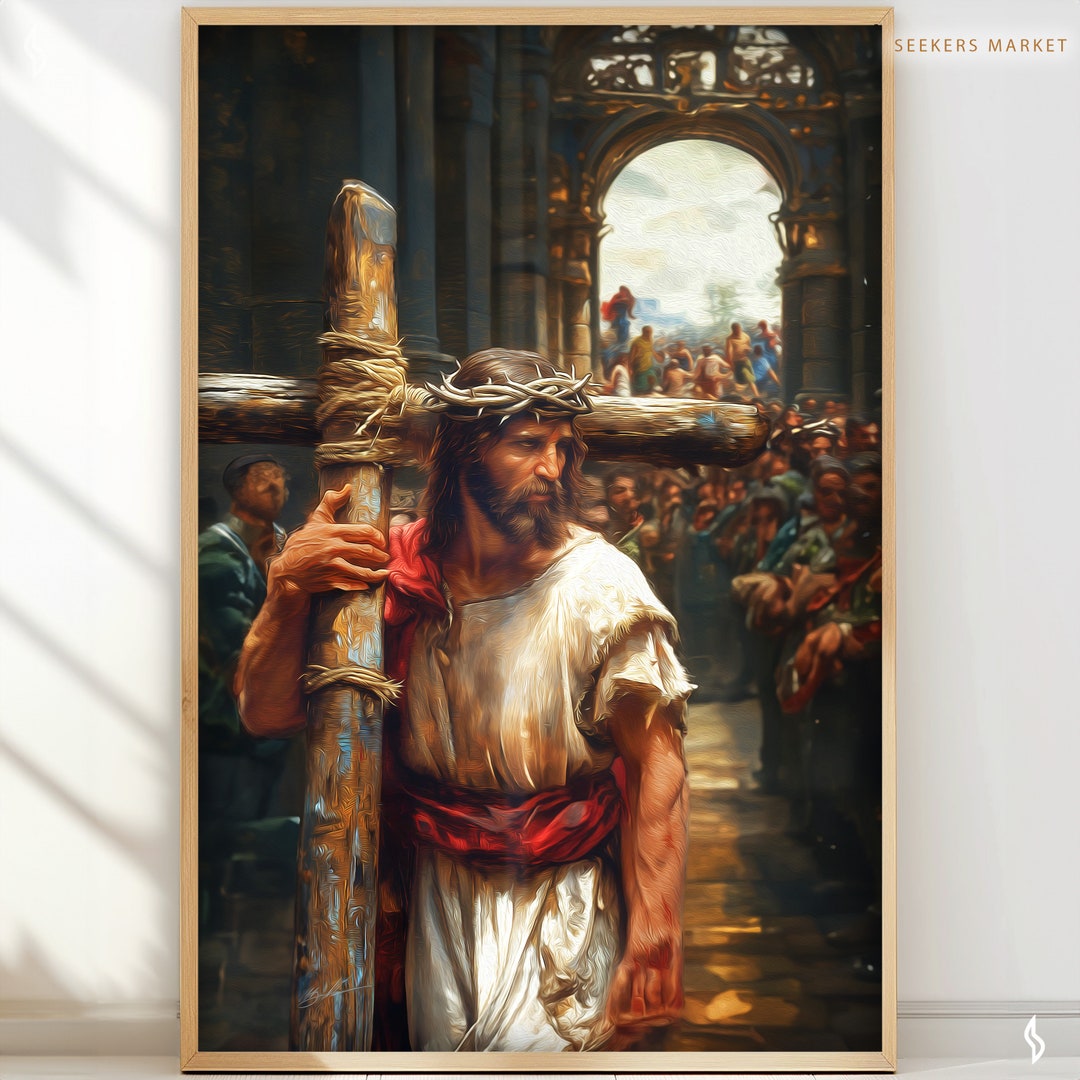 Lent Stations of the Cross 1 Jesus Condemned Art Digital Download ...