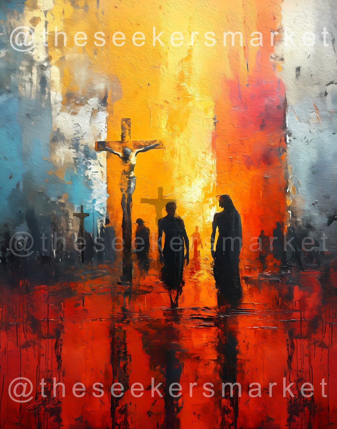 Stations of the Cross 12 Jesus is Condemned, Art Download Prayer ...