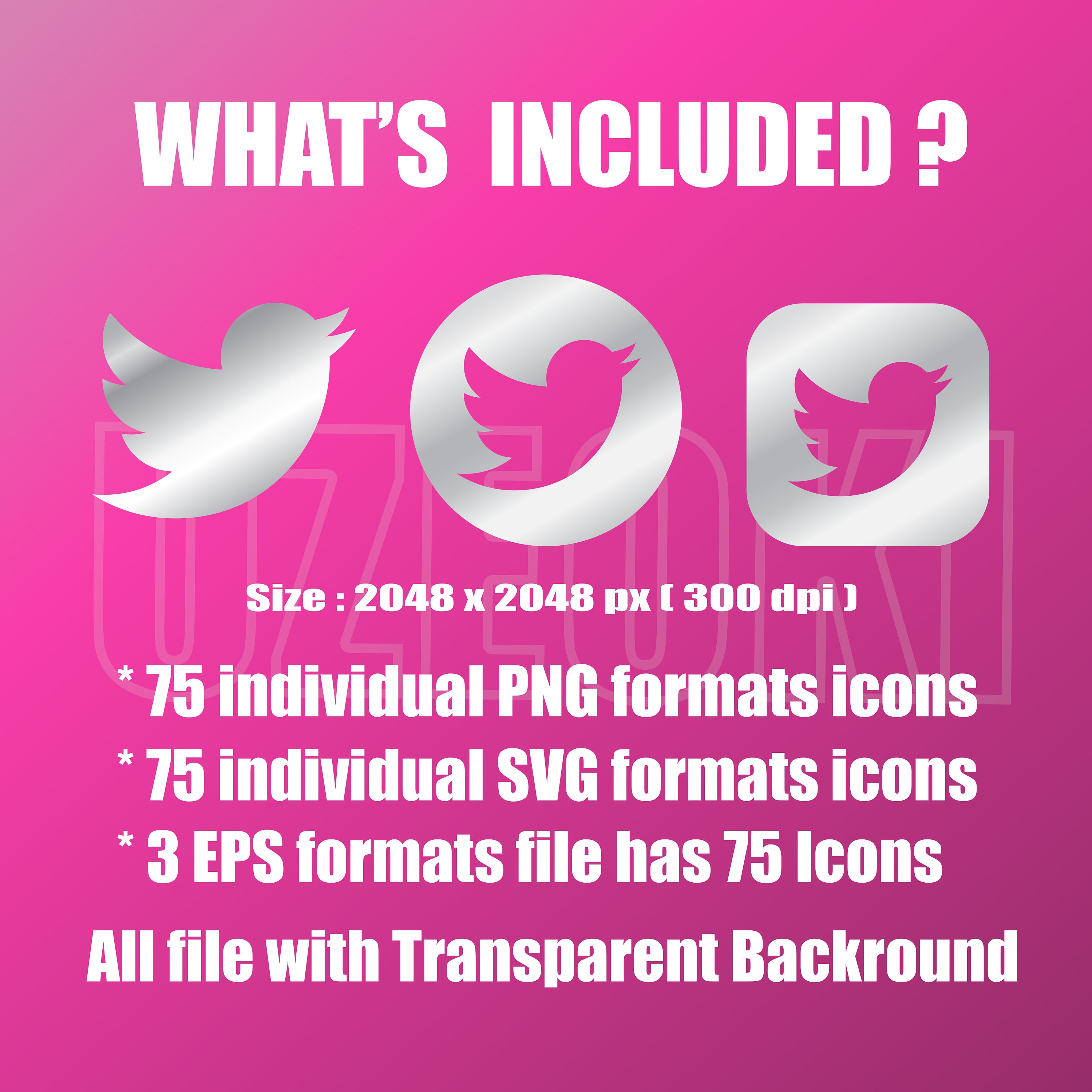 Silver Color Social Media Icons Bundle Transparent Social Icons Designs ...