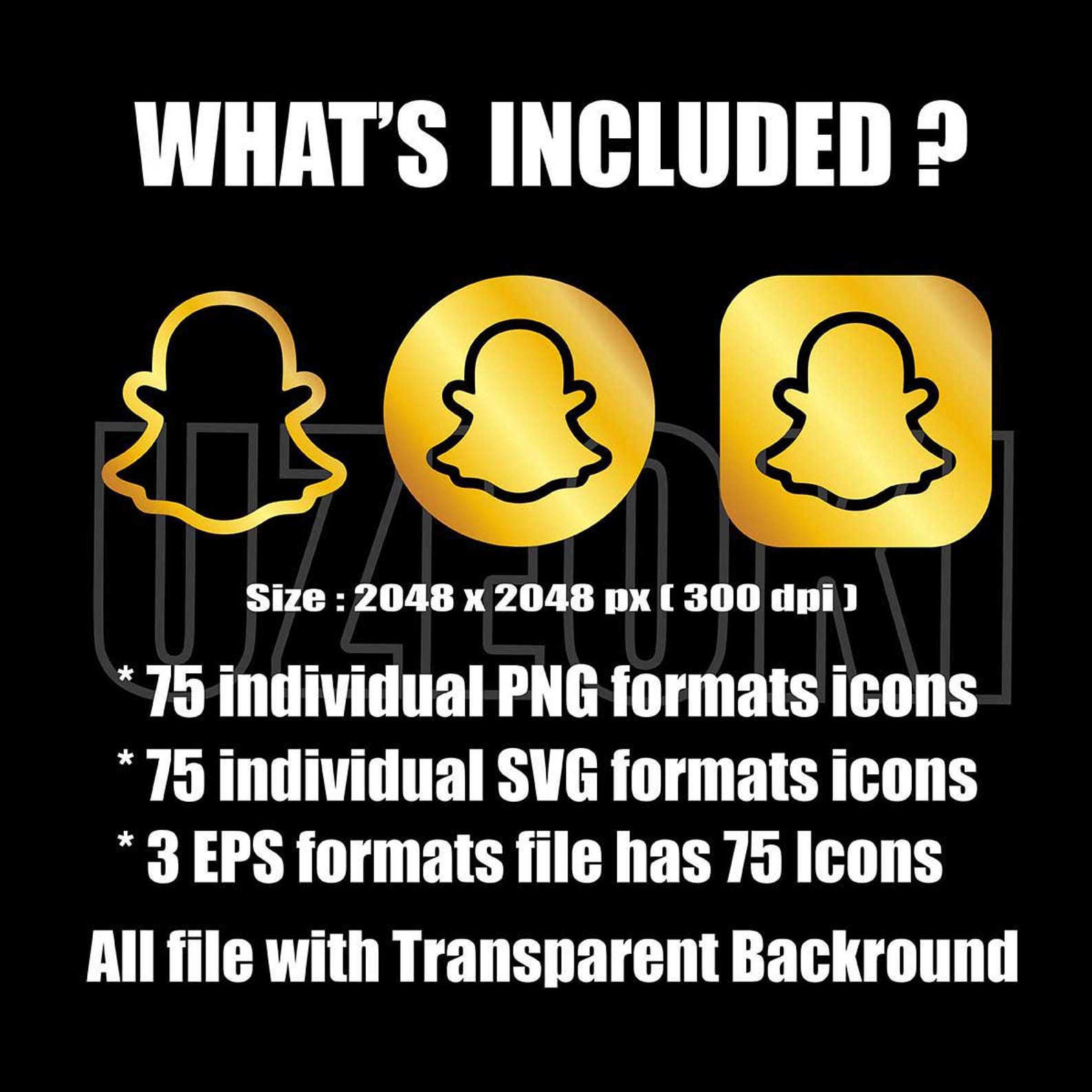 Gold Social Media Icons Bundle Gold Transparent Social Icons Designs ...