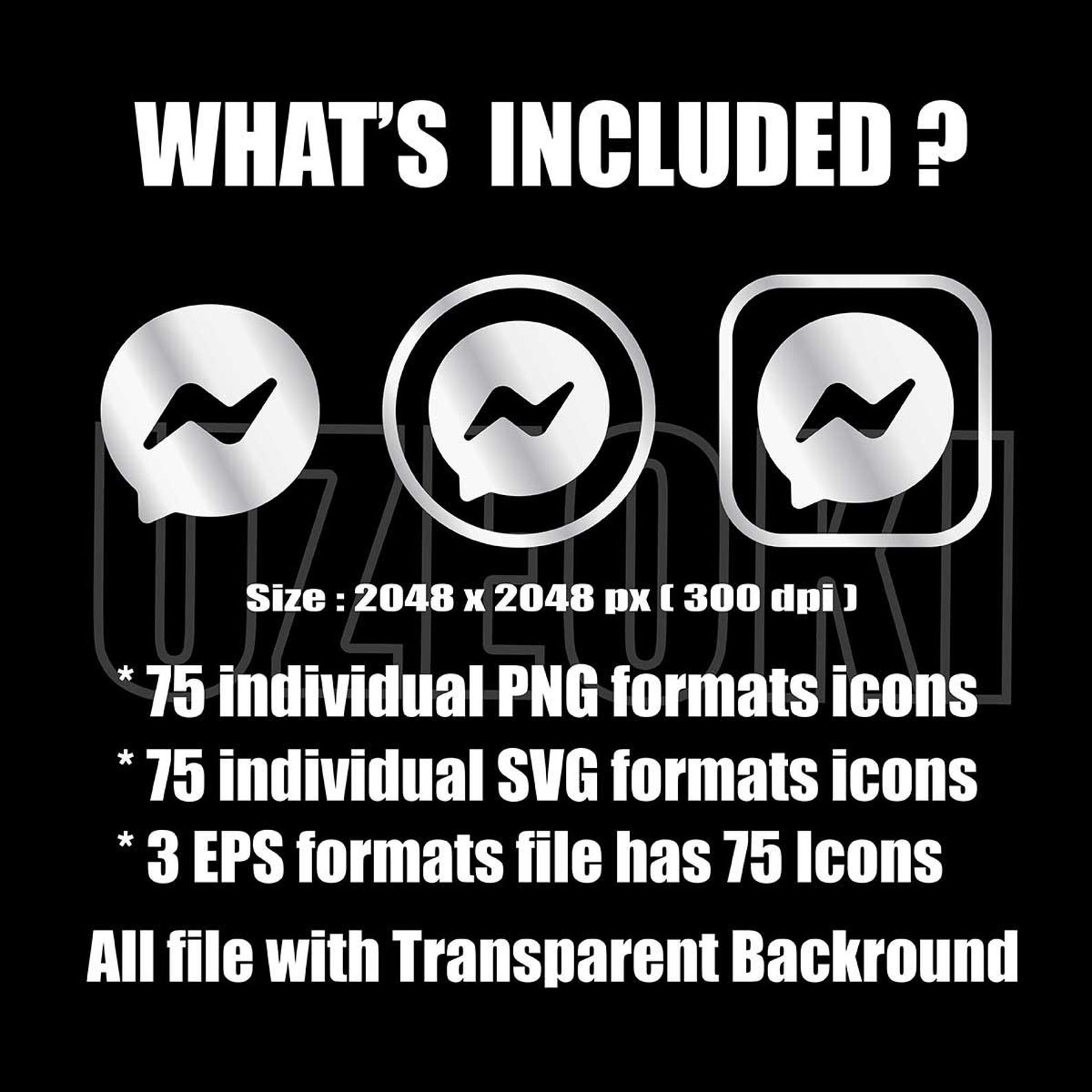 Silver Social Media Icons Bundle Transparent Social Icons Designs PNG ...