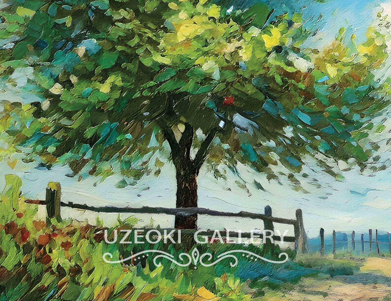 Landscape Oil Painting | Printable Ai Art | Frame TV Art | Painting ...