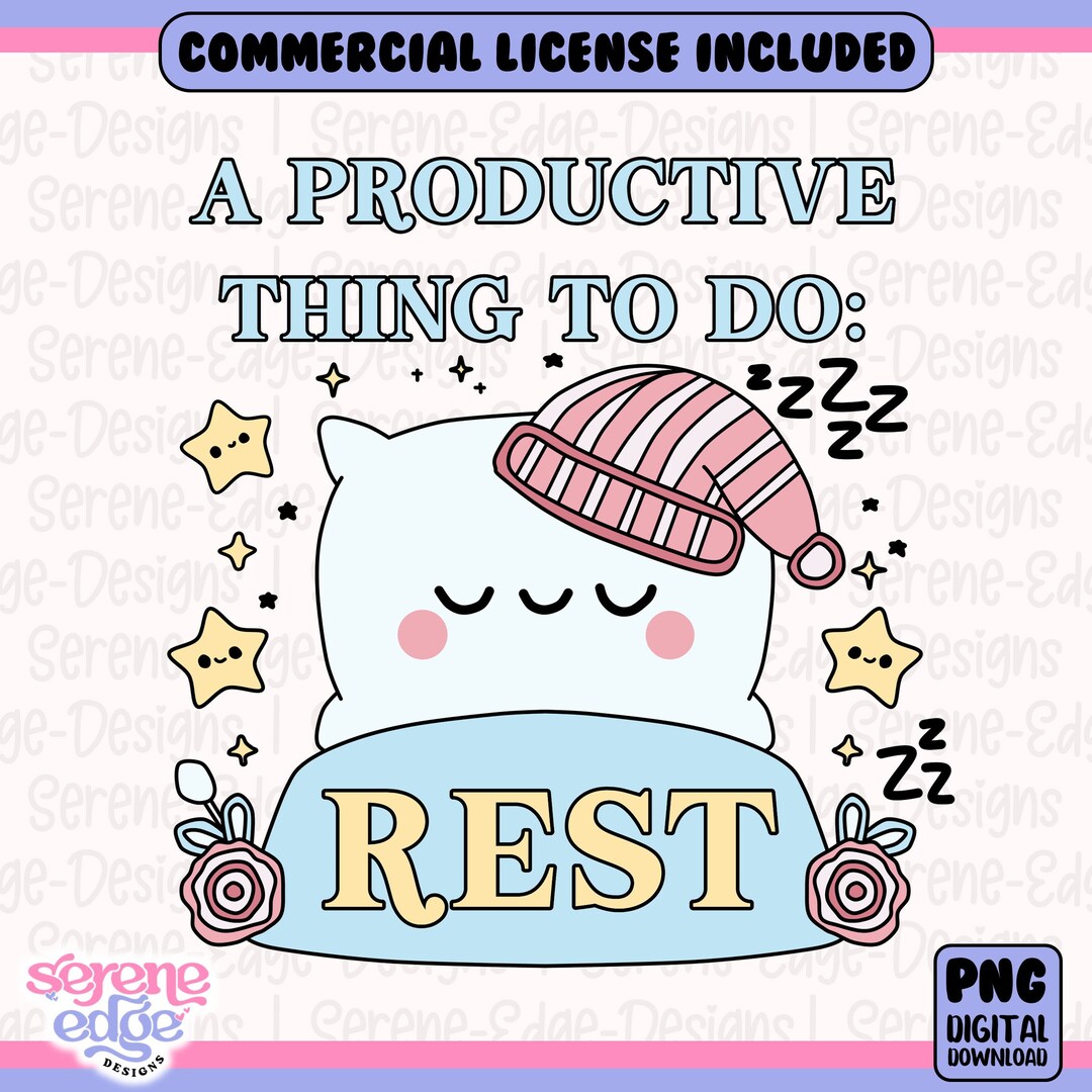 Mental Health PNG, Productive Rest | Inspirational Motivational Self ...