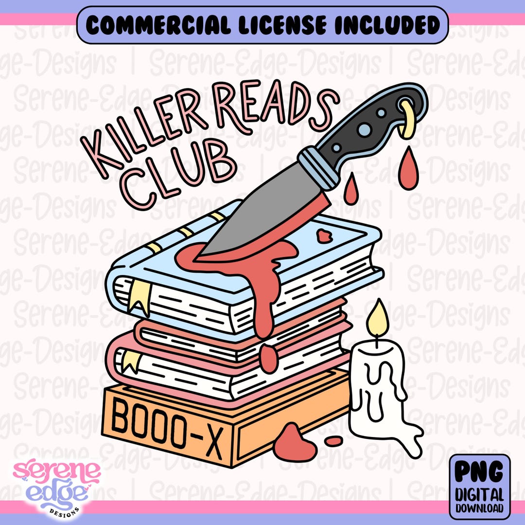 Thriller Mystery Book PNG, Killer Reads Club Crime and Murder Reading ...