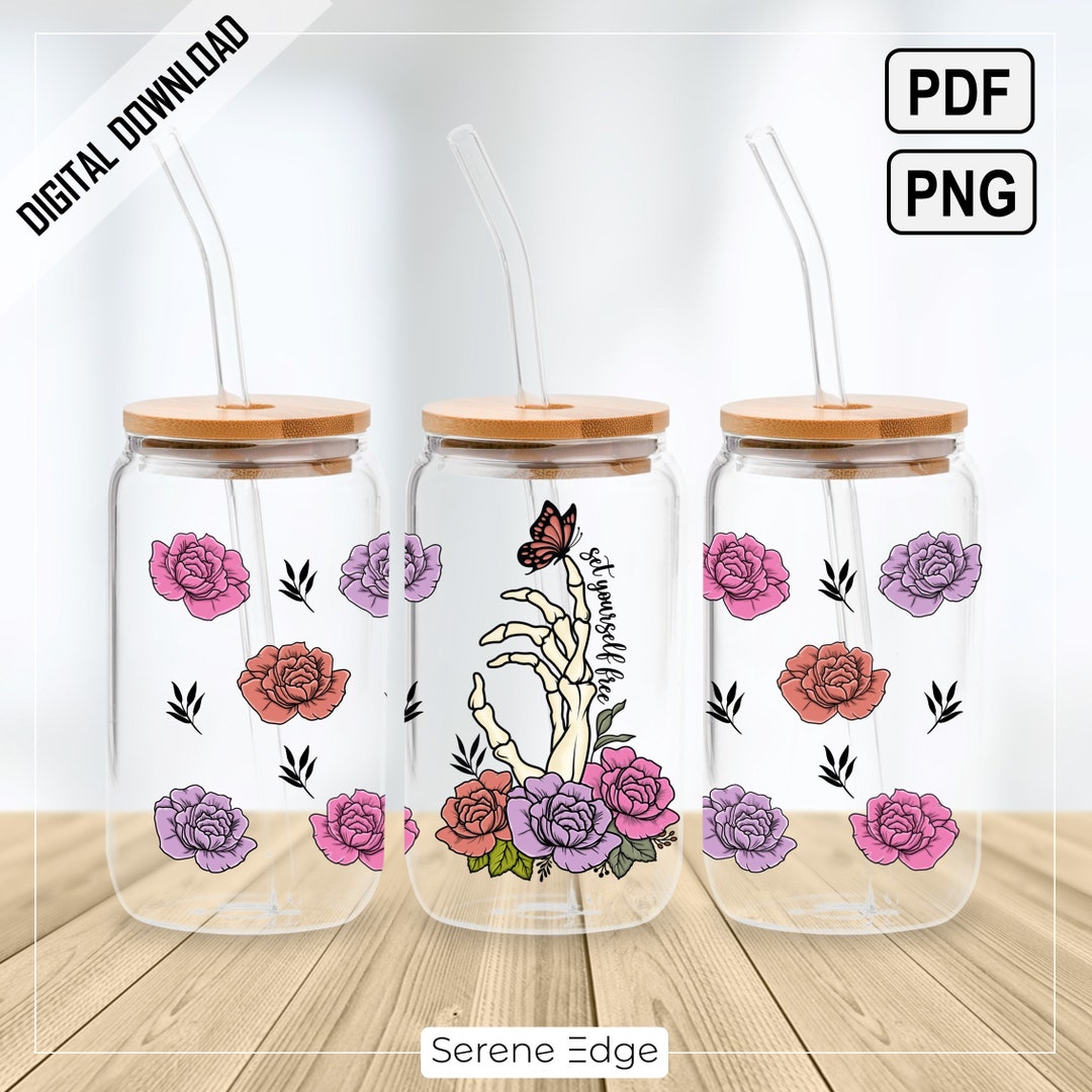 Libbey Wrap PNG, Libbey Glass PNG, Libbey Glass Can Wrap PNG, Set ...