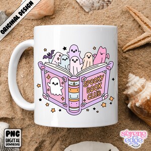 Book PNG, Spooky Book Club | Ghost Halloween Spooky Reading Bookish ...