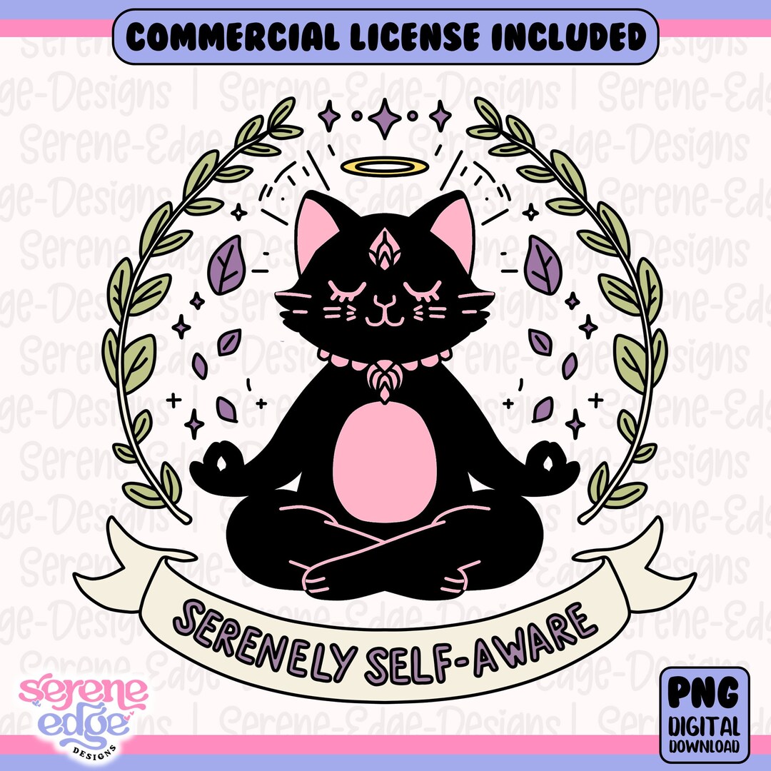 Mental Health PNG, Serenely Self Aware, Inspirational Motivational Self ...