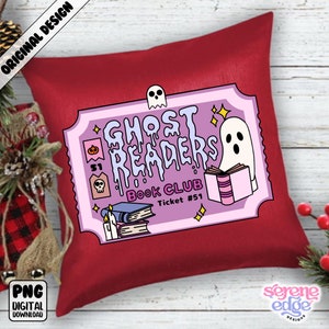 Ghost Readers Book Club PNG | Halloween Reading Books Lover, Bookish ...