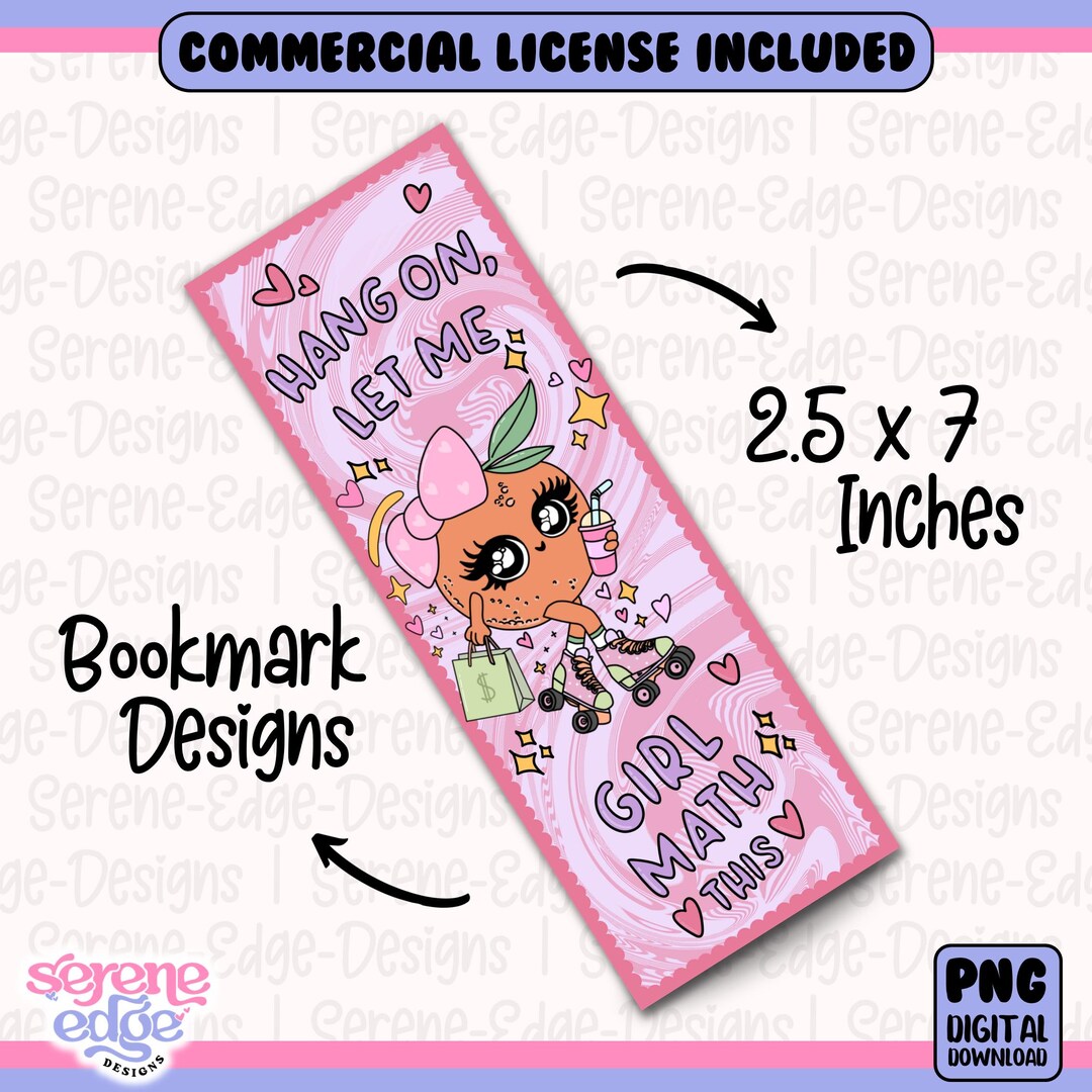 Bookmark PNG Designs, Hang on Let Me Girl Math This | Reading Books ...