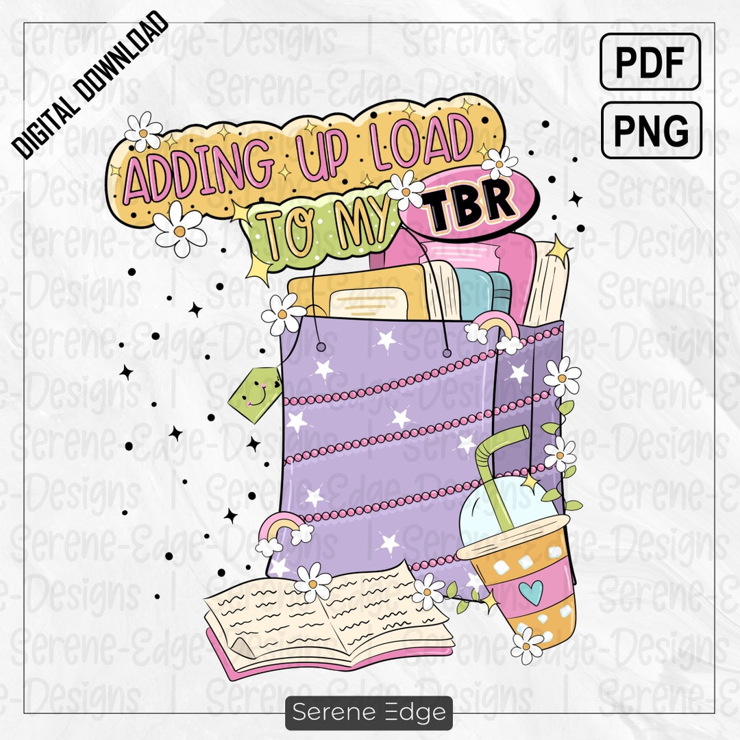 Book PNG, Adding up Load to My TBR | Reading Books Lover, Bookish Self ...