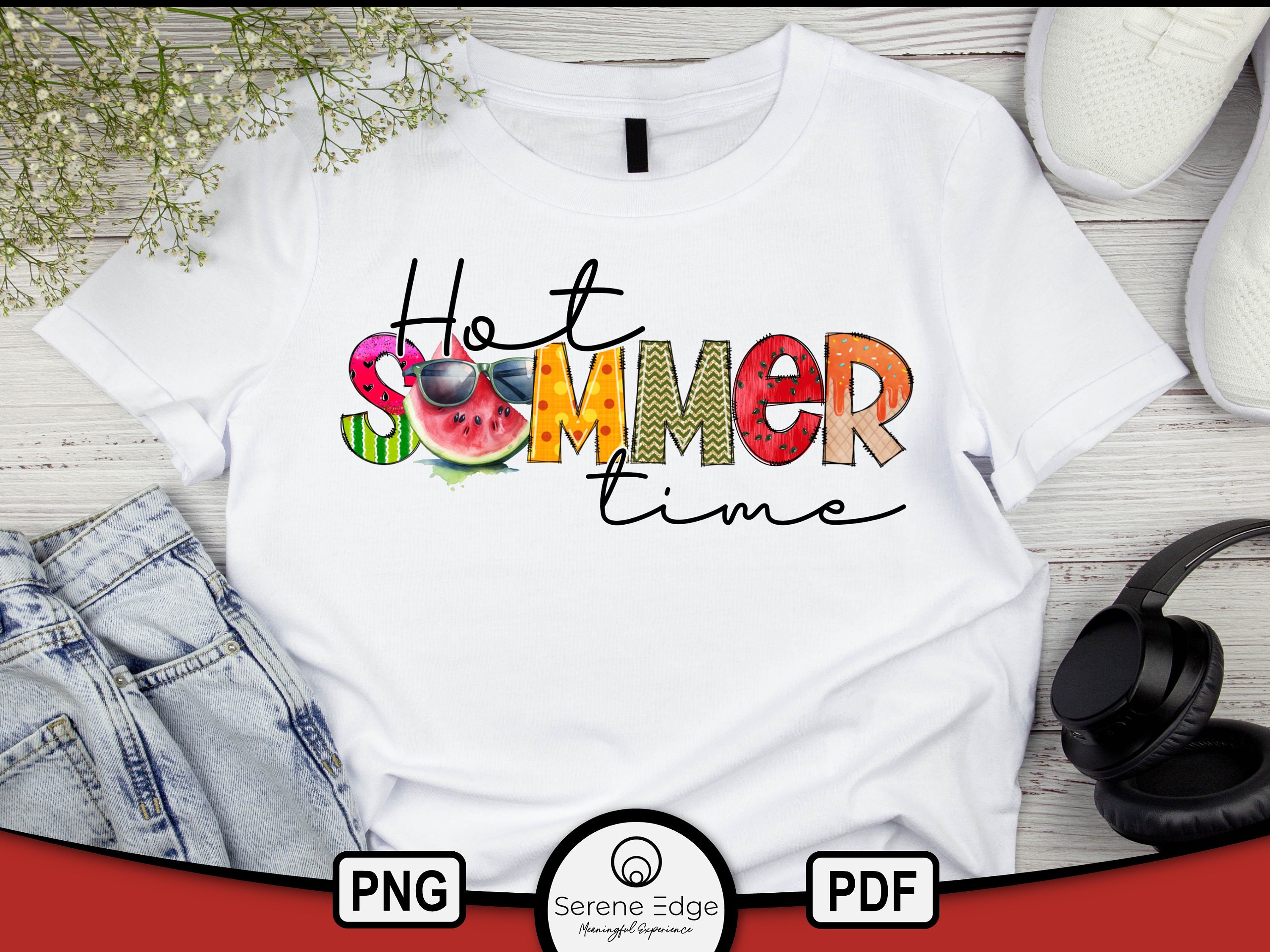 Hot Summer Time PNG Designs for Shirt Digital Prints Instant - Etsy