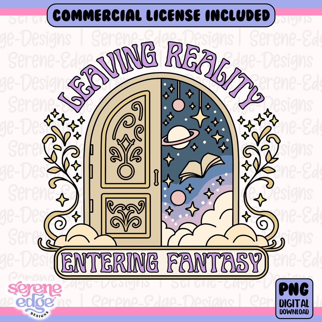 Fantasy Book PNG, Leaving Reality Entering Fantasy, Dreamy Planet ...