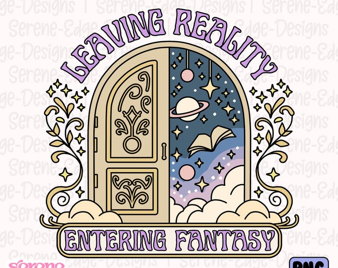 Fantasy Book PNG, Leaving Reality Entering Fantasy, Dreamy Planet ...
