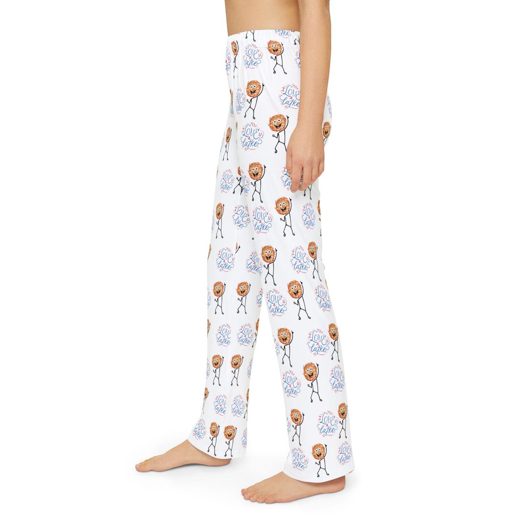 Chanukah Youth Kids Pajama Pants Love You a Latke Pj's Youth Pajamas ...
