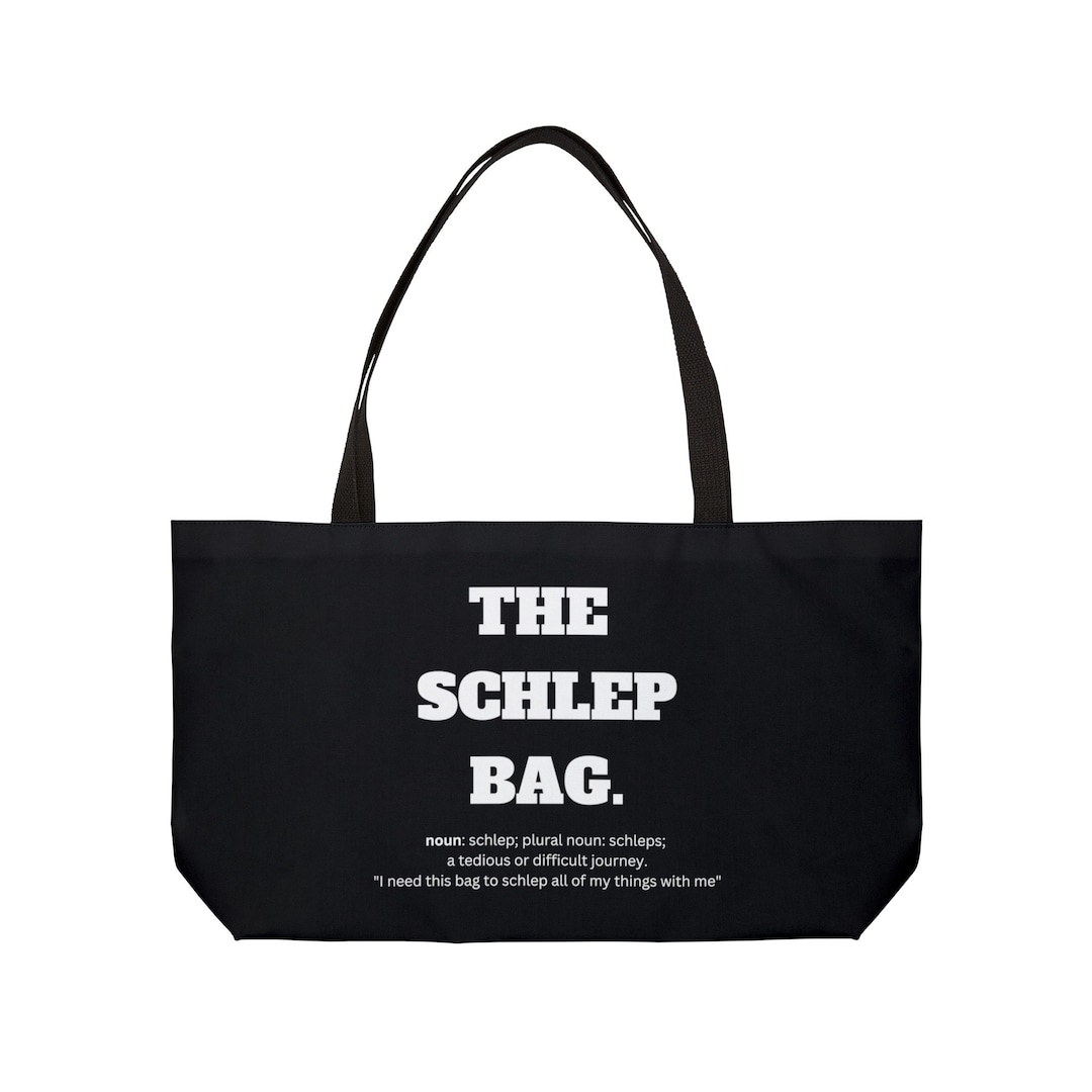 The Schlep Bag Shlep Bag Fun Weekend Teacher Bag Jewish Teacher Gift ...