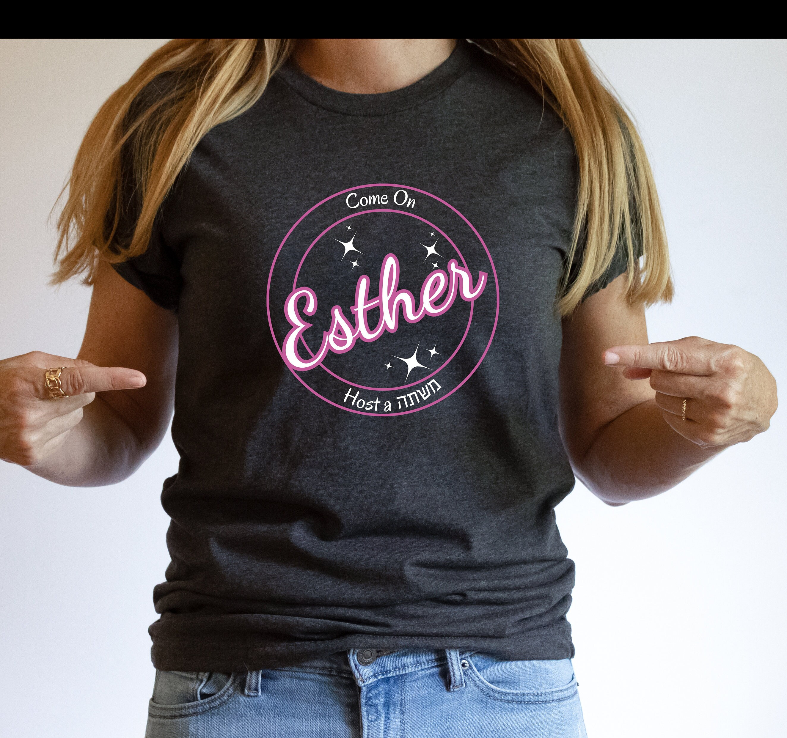 Come on Esther Purim Barbie Theme Shirt Purim Costume Jewish Barbie ...