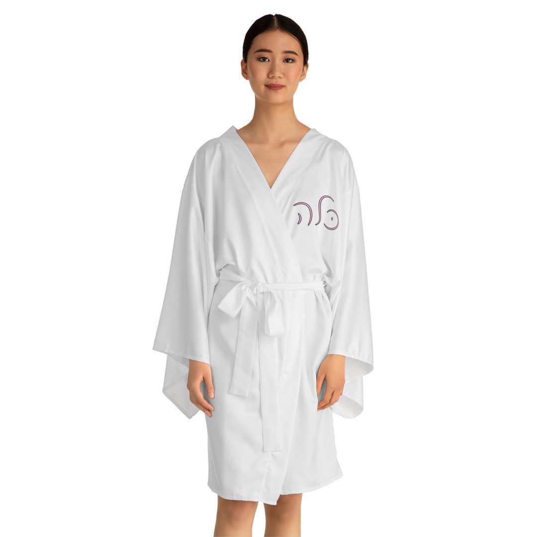 Happy to CUSTOMIZE Kallah Bride Jewish Bride Robe Long Sleeve Kimono ...