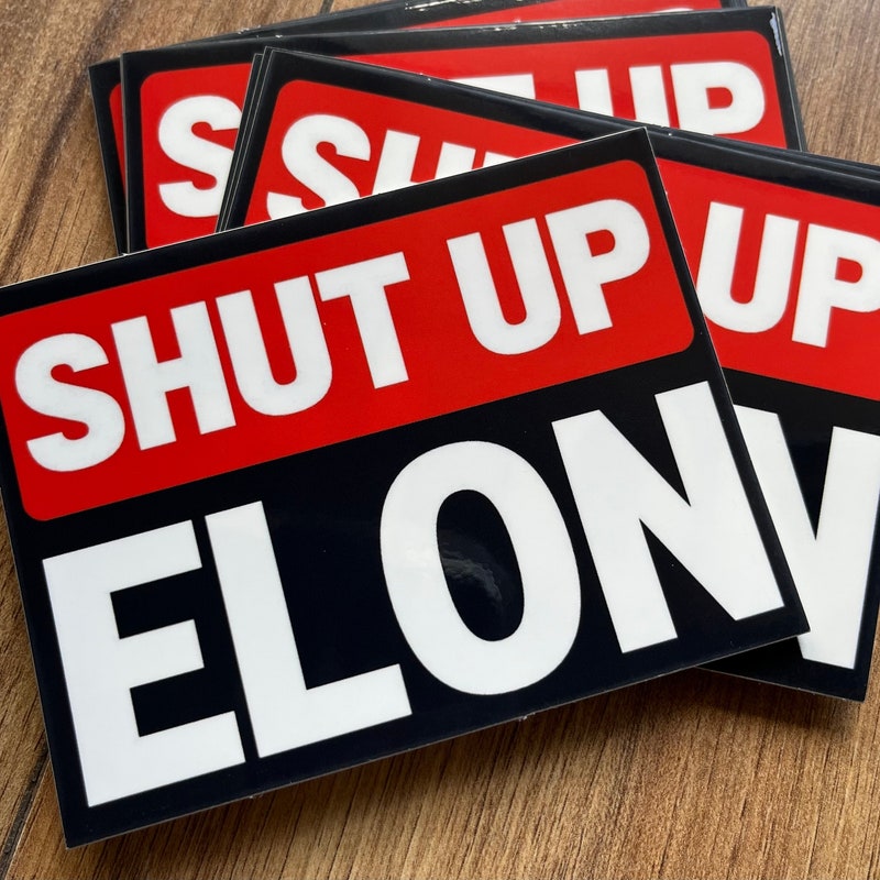 Shut up Sticker - Etsy