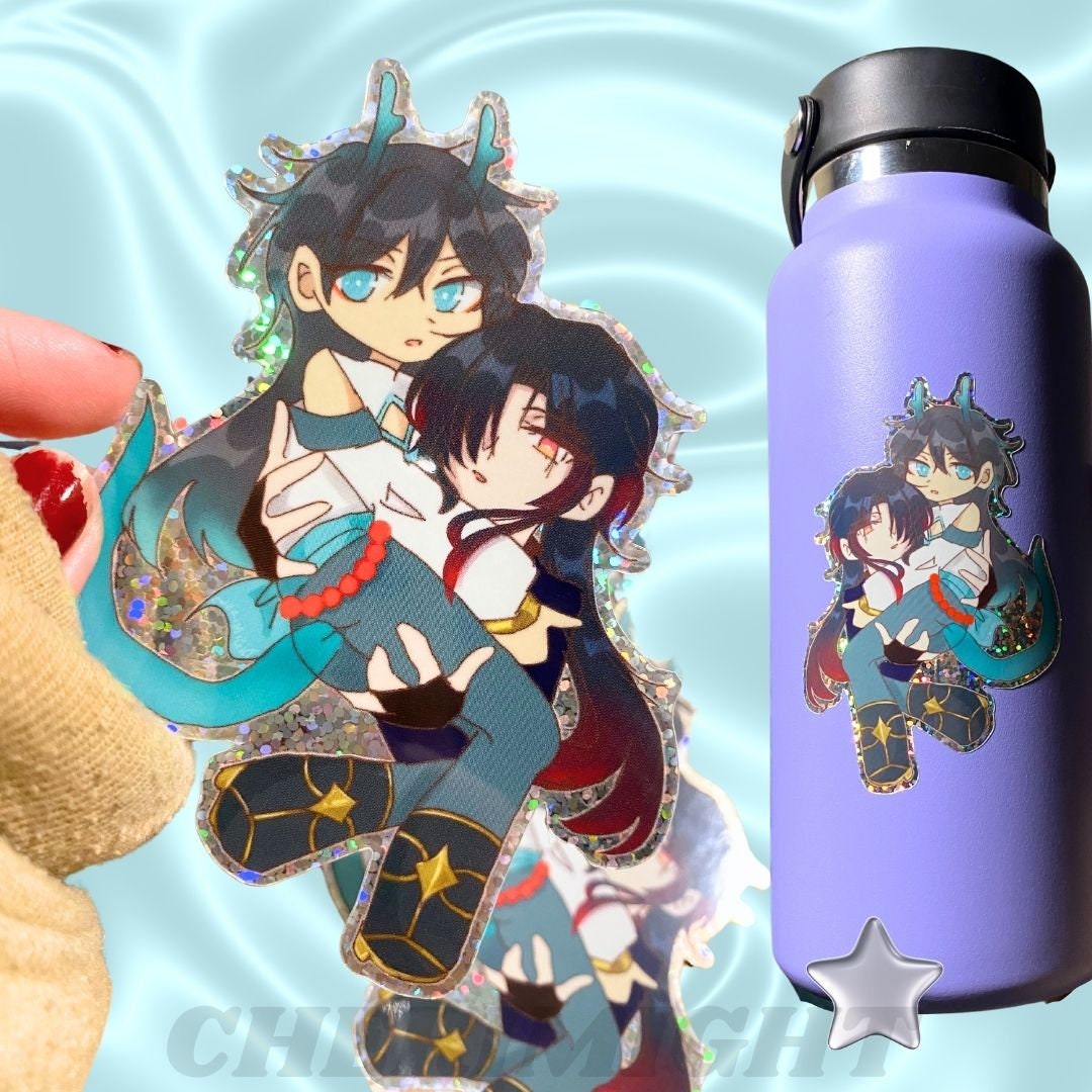 Renheng Blade Imbibitor Lunae Dan Heng Glitter Sticker Honkai Star Rail ...