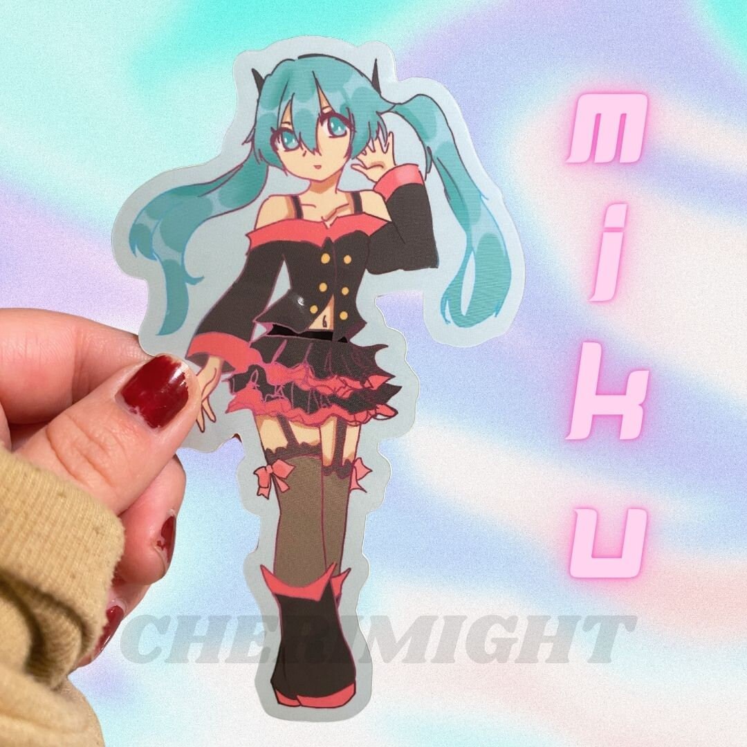 Vocaloid Miku Sticker Project Diva Y2k Cutie - Etsy