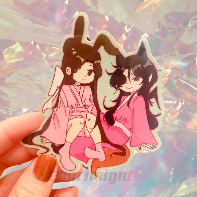 Matcha Blossom Hualian Sticker Xie Lian and Hua Cheng TGCF - Etsy