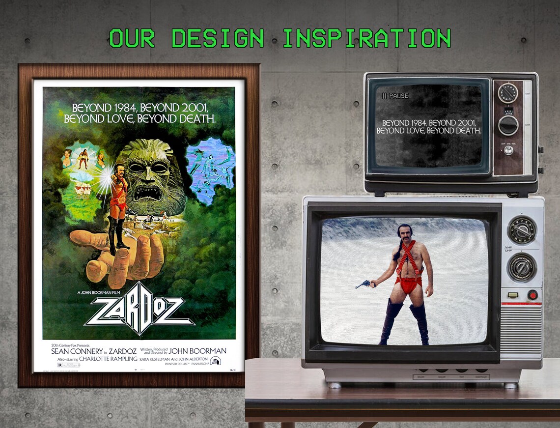 Zardoz Zed Sean Connery Retro Shirt James Bond B Movie Logans Run ...