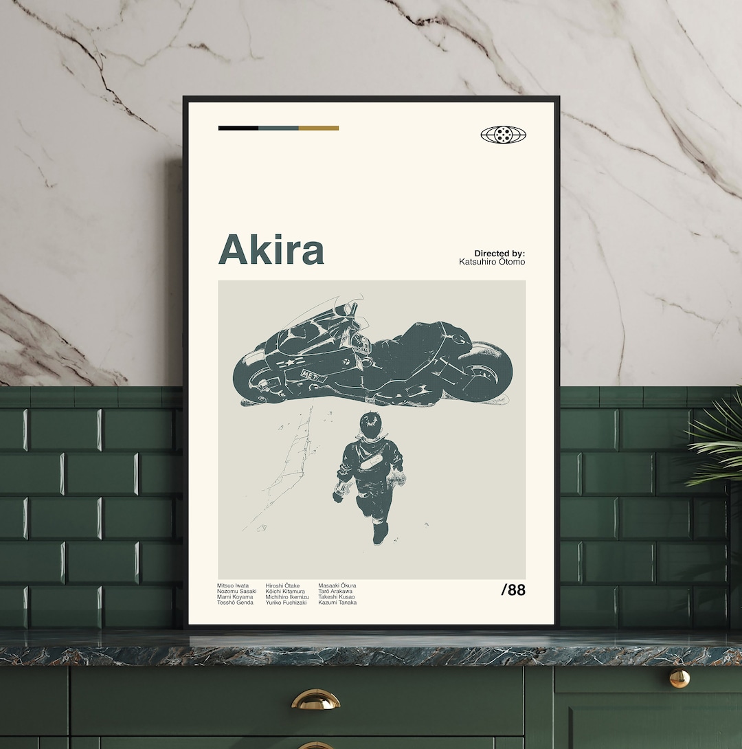 Akira Movie, Akira Poster, Katsuhiro Ôtomo, Retro Movie Poster ...