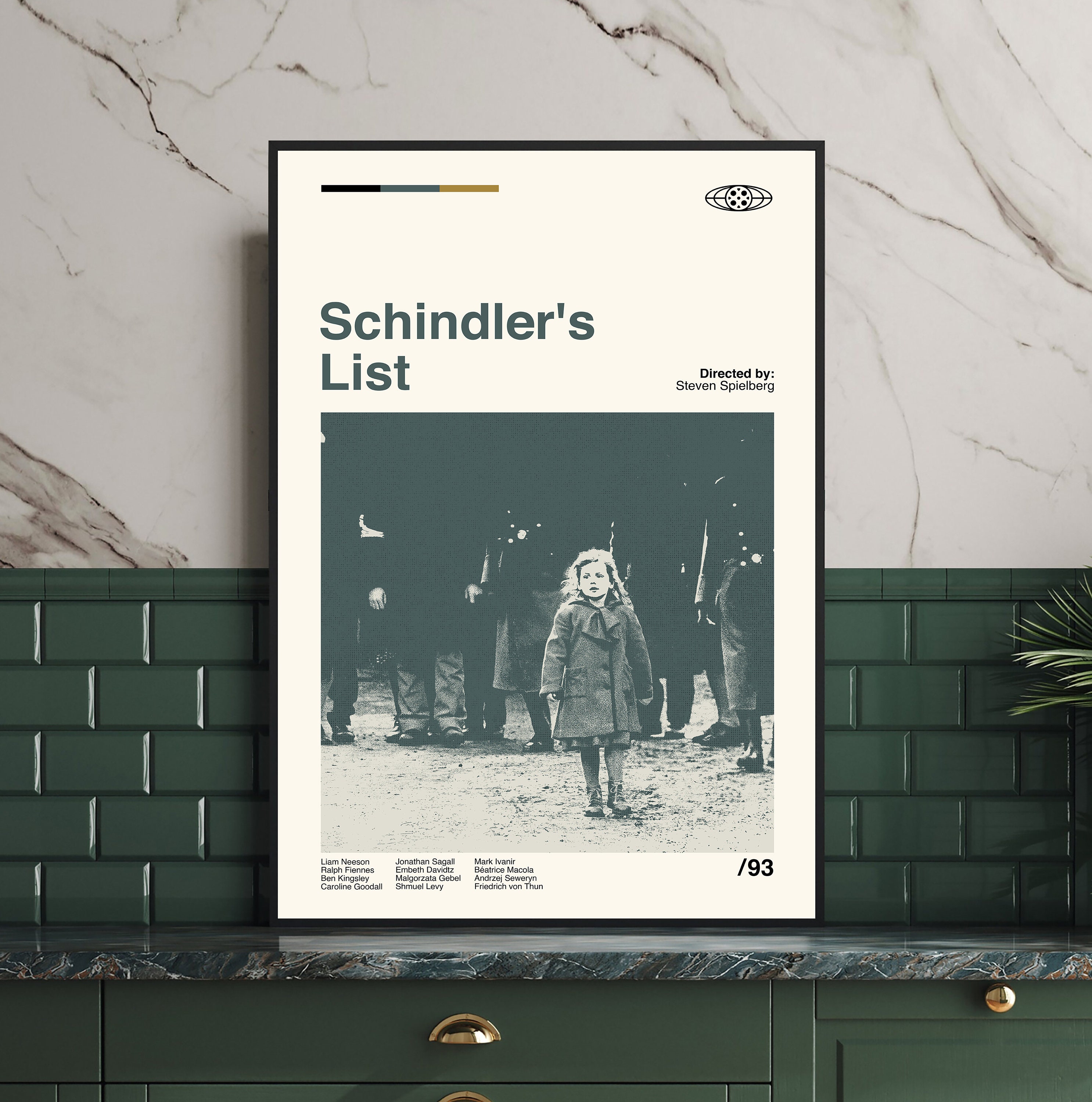 Schindlers List Minimalist Poster