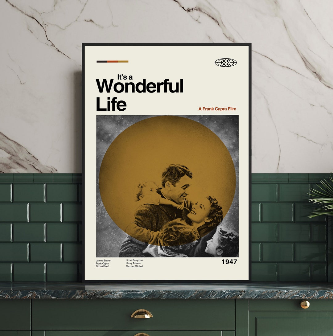 Its A Wonderful Life Poster Its A Wonderful Life Print Retro - Etsy