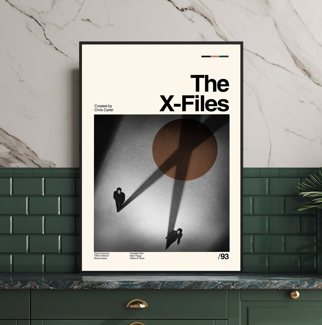 The X-files Poster X Files Poster Minimalist Poster - Etsy