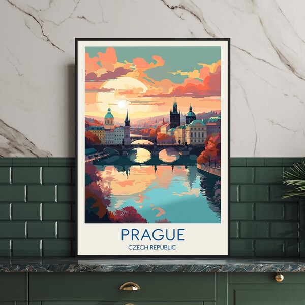Prague Poster - Etsy