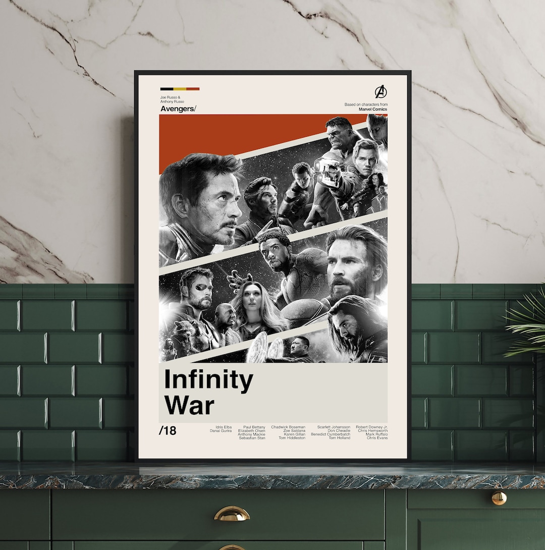 Infinity War Poster Infinity War Print Avengers Poster - Etsy